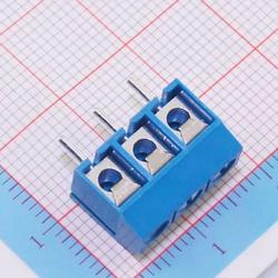 Jual Terminal Block PCB 2P 3P 4P - 2 Pin 3 Pin 4 Pin Biru Hijau Blue ...