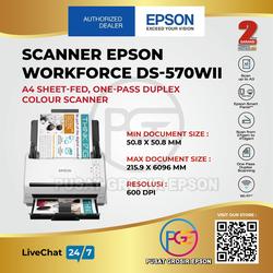Jual Epson WorkForce DS-570WII A4 Duplex Scanner - Jakarta Pusat ...