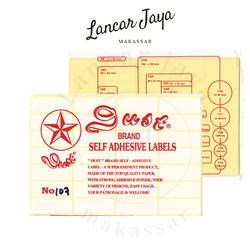 Jual Self Adhesive Labels / Sticker Label no.123 (12x30mm) - Kota ...