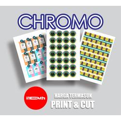 Jual Cetak stiker | Print Sticker Chromo A3+ & Kiss Cut - custom ...