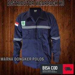 Promo FREE LOGO SAFETY & BENDERA Wearpack Coverall Safety, Baju Kerja ...