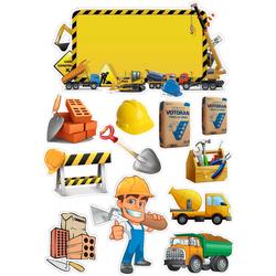 Jual TOPPER 12 Rambu-Rambu Konstruksi Proyek - Hiasan Kue Ultah Anak ...