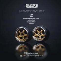 Jual 1/64 Custom Wheels Sakura model Nismo LM-GT1 - White + Decal ...