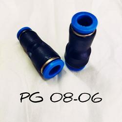 Jual Fitting pneumatic selang 8mm x 6mm 8 mm Reducer Connector PG 8-6 ...