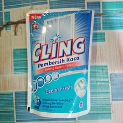 Promo Cling Pembersih Kaca Ocean Fresh 425 ml x 2 pcs - - Wings ...