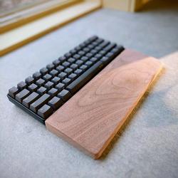 Jual Wooden wrist rest for keyboard sandaran tangan keyboard kayu jati ...