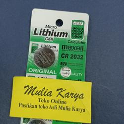 Jual Baterai Maxel Cr2032 3V Original Battery Cr 2032 Lithium 3 Volt - Jakarta Barat - toko ...