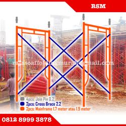 Jual 1 Set Scaffolding Steger Main Frame 190 Perancah Galvanis ...