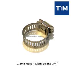 Jual Klem Selang Stainless - Hose Clamp Stainless - 3/4 INCH - Jakarta ...