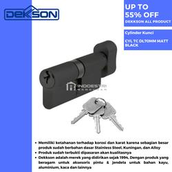 Jual CYLINDER DEKKSON CYL TC KK DL60MM MATT BLACK Silinder Kunci Knob Hitam - Jakarta Barat ...