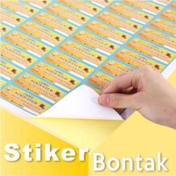 Jual Cetak Sticker Bontak A3+[Bisa Satuan] Stiker Kemasan Label - Kota ...
