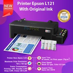 Promo PRINTER EPSON L121 L-121 L 121 PRINTER MURAH A4 PENGANTI L120 L-120 Cicil 0% 3x - - Mall ...