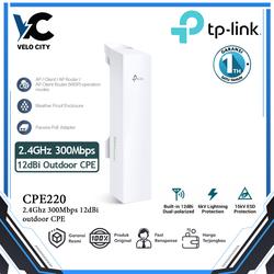Promo TP Link CPE220 Access Point Outdoor 2.4Ghz 300Mbps CPE 220 Cicil ...