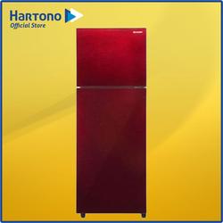 Promo Sharp Kulkas Kecil 2 Pintu Small 2 Door Refrigerator SJ195MNHS ...