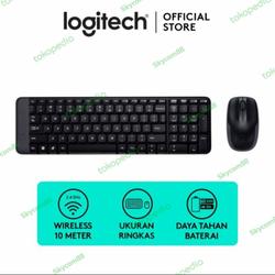 Promo Logitech MK215 Combo Keyboard dan Mouse Wireless Compact ...