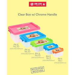 Jual Clear Box No. 10 with Handle FX-3 Lion Star Container Box ...