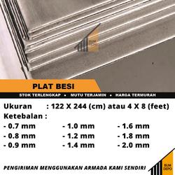 Jual PLAT BESI UKURAN 122X244(CM) ATAU 4X8(FEET) - 4 X 8 X 1.4 ...