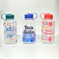 Jual Tumbler Air Botol Minum Custom Plastik 1Liter Custom Print ...