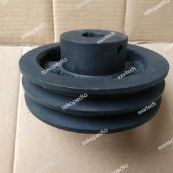 Jual Pulley pully B2 - 12 inch as 25 28 30 32 35 38 40 mm puli besi cor ...
