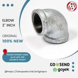 Jual Elbow L Knee Besi Pipa Galvanis Drat Dalam - 2'' Inch - Jakarta Pusat - Wilightpro | Tokopedia