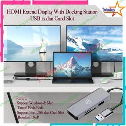 Jual HDMI Extend 4 Monitor Display (Tampil Beda- Beda) USB 3.0 ...