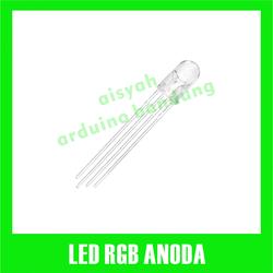 Jual [CNC] LED RGB RED GREEN BLUE 4P 4 PIN 5MM CLEAR COMMON CATHODE ...