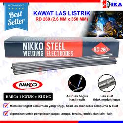 Jual Nikko Steel Kawat Las Elektroda 2,6 X 350 mm - RD-260 Eceran Per Kg - Kab. Bandung Barat ...