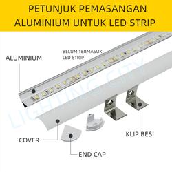Jual ALUMINIUM LED STRIP HOUSING LED STRIP U CHANNEL - Jakarta Utara ...