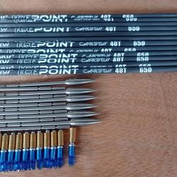 Jual Anak Panah Arrow Musen Pandarus Ice Point Pure Carbon 40T ST 0.001 ...