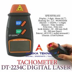 Jual DT-2234C+ Digital Laser Tachometer RPM Meter Alat Ukur Putaran ...