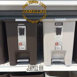 Jual Tempat Sampah Plastik Injak 6 Ltr Krisbow Dust Bin Tong Sampah Pedal - Coklat - Kota ...