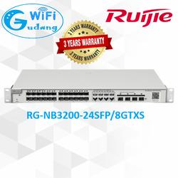 Promo Ruijie RG-NBS3200-24SFP/8GT4XS 24-Port SFP RJ45 ports Managed ...