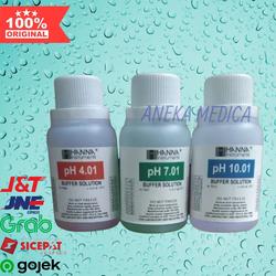 Jual cairan buffer solution ph hanna ph4/ph7/ph10 100 ml - ph 10 - PH 4 100 ML - Jakarta Utara ...