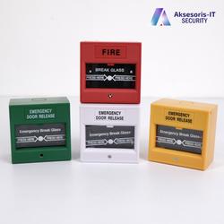 Jual Emergency Break Glass Resetable Green | Breakglass Resetable Hijau ...