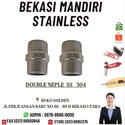 Jual Double nepel stainless steel 304 1" (inch) - Jakarta Barat - Pusat ...