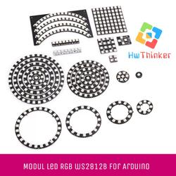 Jual LED RGB WS2812 WS2812B 5050 for Arduino Neopixel 5V Panel Round ...