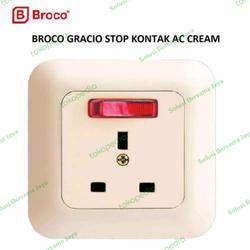 Jual Stop Kontak AC Outbow SET Broco Galleo snow white - Jakarta Pusat ...