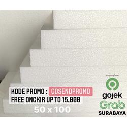 Jual Lembaran Styrofoam 1m x 1m Tebal 1 2 3 4 5 10 50 cm Sterofoam ...