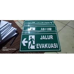 Jual Sign " JALUR EVAKUASI " Sign label Acrylic, Sign Board Akrilik - Kota Tangerang ...