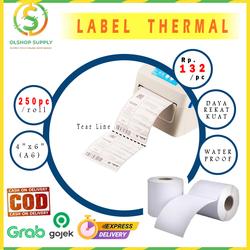 Jual Label thermal sticker 100x150mm kertas barcode receipt A6 100 x 150 mm - Kota Semarang ...
