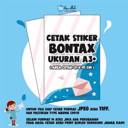 Jual Cetak Sticker Label Chromo / Bontax A3+ - Non Cutting - Jakarta ...