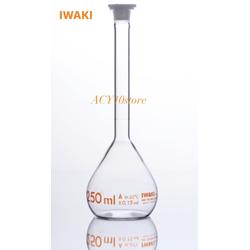 Jual IWAKI Volumetric Flask, Plastic Stopper 100ml, 200ml, 250ml, 500ml - 100 ml - Jakarta Timur ...