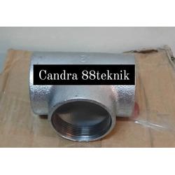 Jual SAMBUNGAN PIPA BESI GALVANIS - TEE 2 INCH - GALUNGGUNG - TEE BESI ...