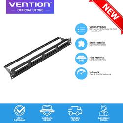 Promo Vention Network Patch Panel Gigabit Ethernet LAN RJ45 Wall ...