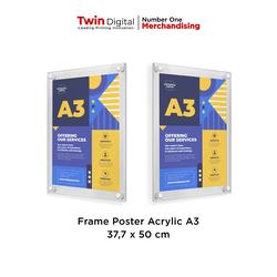 Jual Frame Akrilik Display Poster Akrilik A3 - Poster Acrylic A3 - Frame Akrilik, Skrup & Fisher ...