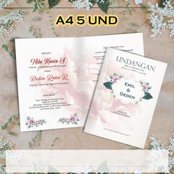 Jual Undangan Pernikahan Simpel dan Elegan A4 - 200 - Kab. Banjar ...