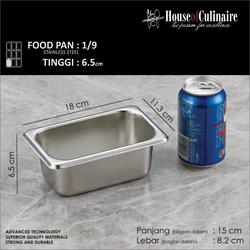 Jual Food Pan Stainless 1/1 Tinggi 15 cm Gastronom Pan - Kota Bandung - House of Culinaire ...