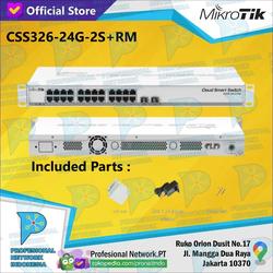 Jual MIKROTIK CSS326-24G-2S+RM 24 port gigabit ethernet + 2 SFP+ ...