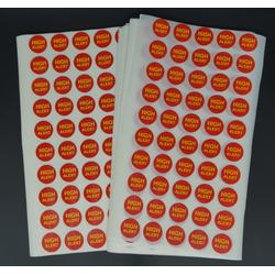 Jual STIKER HIGH ALERT BULAT MERAH TULISAN PUTIH UKURAN 10mm - Jakarta ...