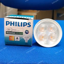 Jual PHILIPS Halogen LED MR16 5W Kuning 24D 12V Essential 5W WW 2700K - Jakarta Pusat - Gudang ...
